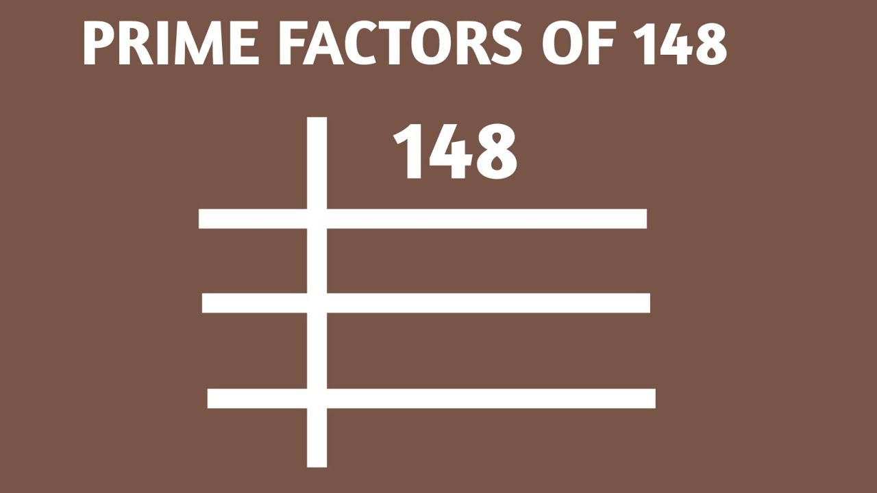 prime factors of 148 - prime factorization - YouTube