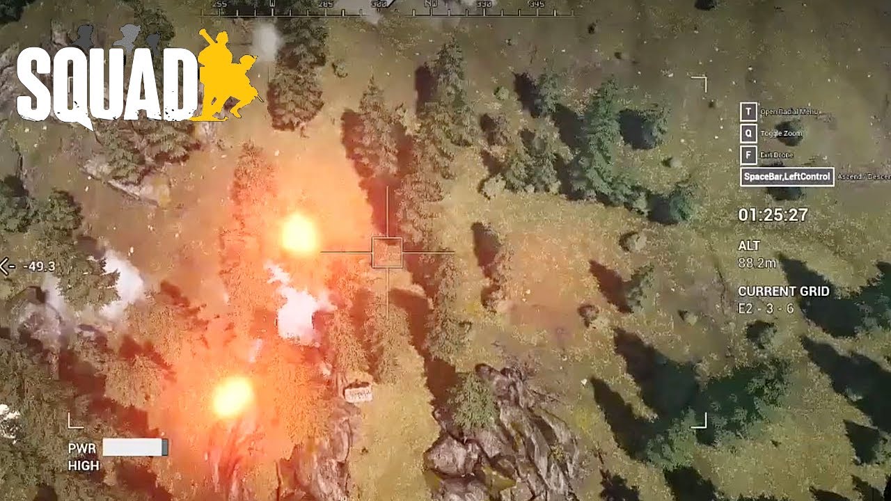 Squad Gameplay | Epic Barrage of Mortars and Missiles on Enemy Position ...