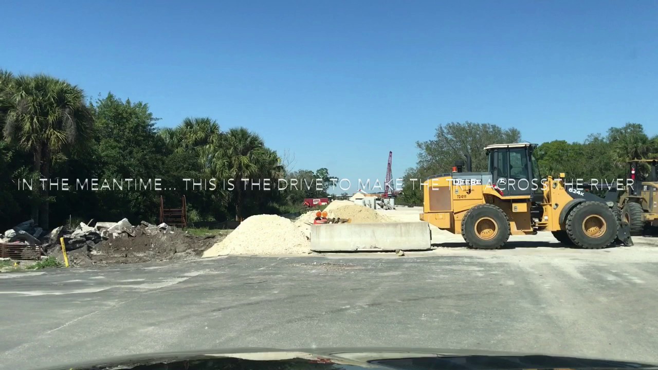 Ft Hamer bridge February 28, 2017. Bridge is close to completion - YouTube