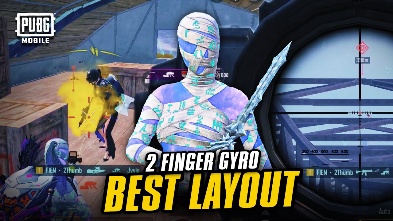 BEST 2 FINGER LAYOUT | PUBG 2 FINGER GYRO | PUBG MOBILE 3.5 - YouTube