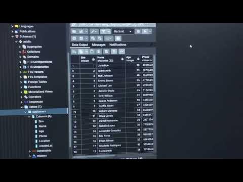 Task for Zithara Round-2: Building a React app using Node js with PostgreSQL - YouTube