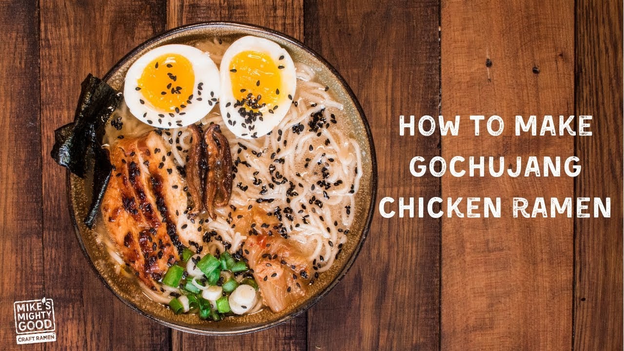 How To Make Gochujang Chicken Ramen *Quick Instant Ramen Dinner - YouTube