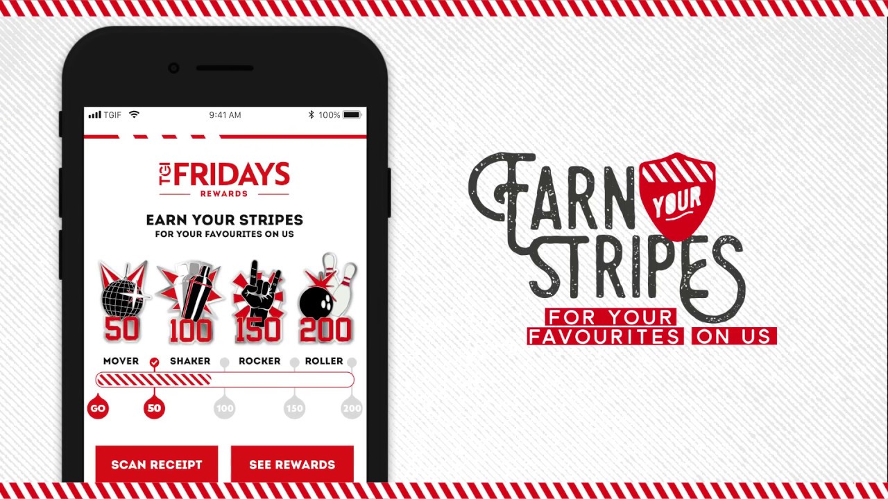 TGI Fridays Mobile App - How to earn rewards - YouTube