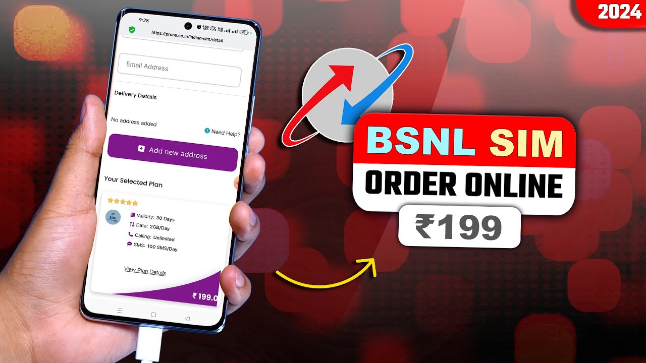 😱How to Order BSNL SIM Online 2024 | BSNL ka SIM Online kaise Kharide ...