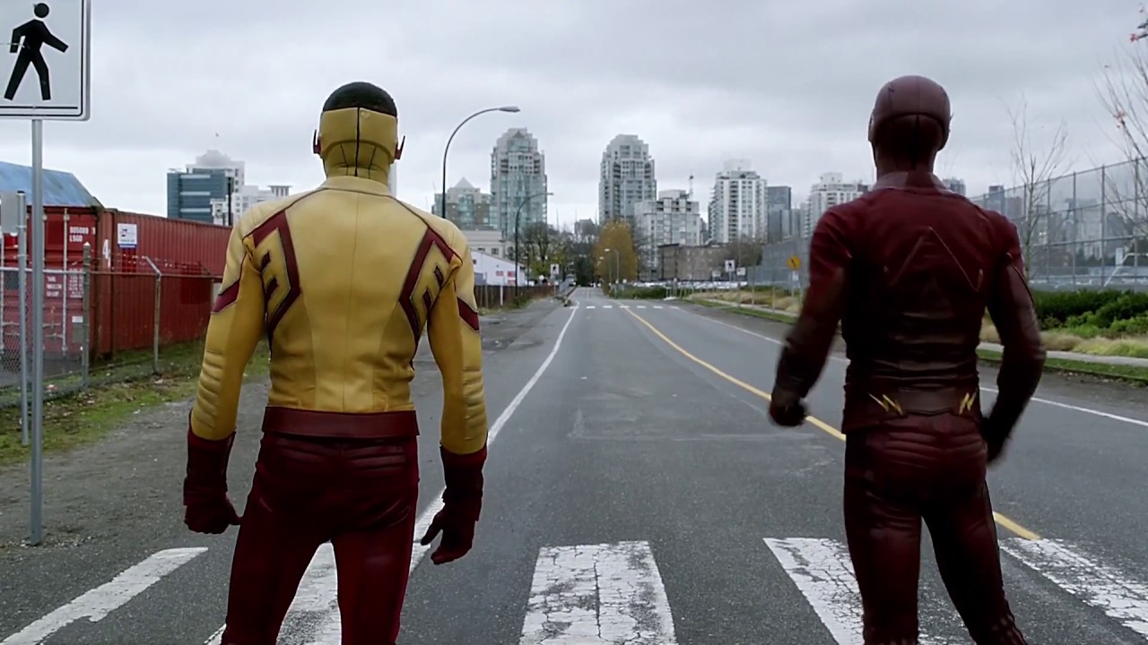 The Flash 3x12 (Flash Vs Kid Flash) - YouTube