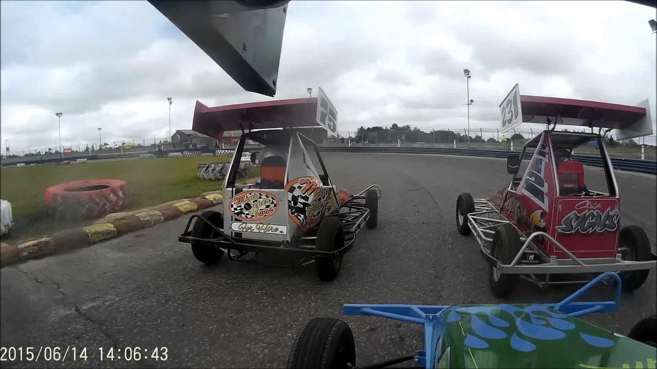 Mini Super Two British Championship at Swaffham Raceway (heat 3) - YouTube