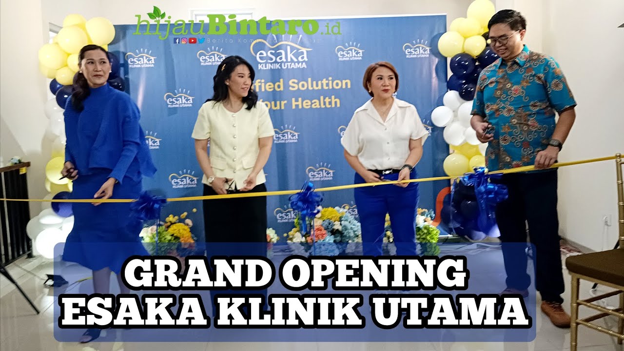 GRAND OPENING ESAKA KLINIK UTAMA (12/10/25) - YouTube