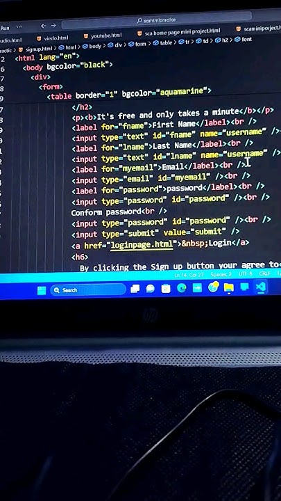 Create Login Page In Htmlcss Shorts Programming Coding Html Css Trending Msword Python 