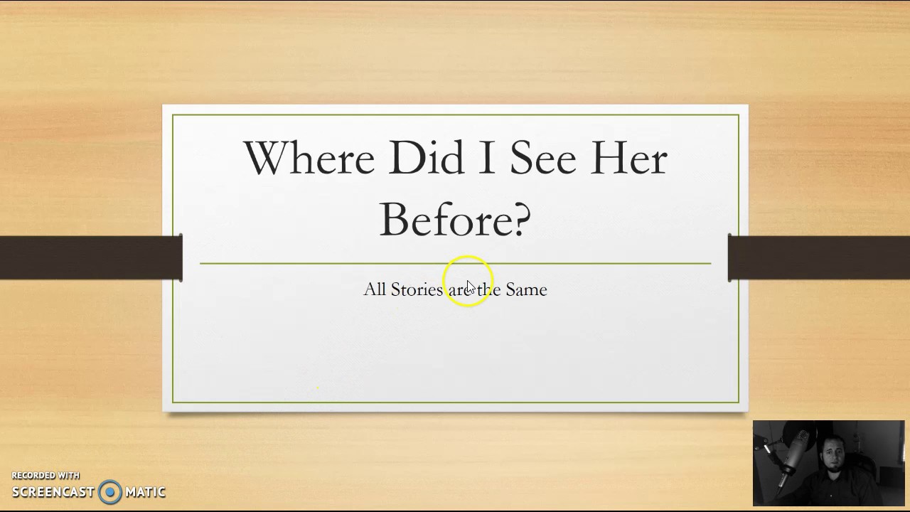 Where Have I Seen Her Before? - ELA Flipped Classroom Lecture 02 - YouTube