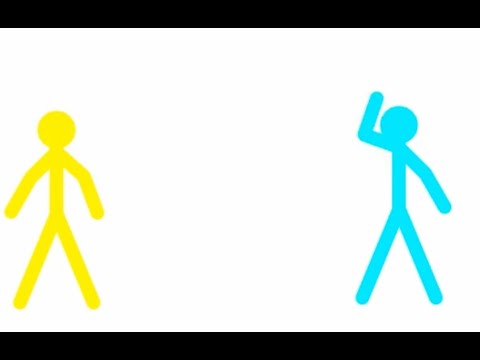 first stickman animation - YouTube