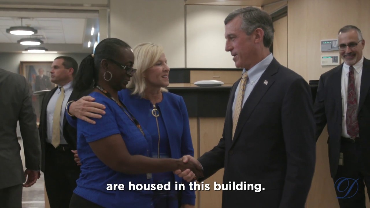 Carvel State Building Renovations Ribbon Cutting - YouTube