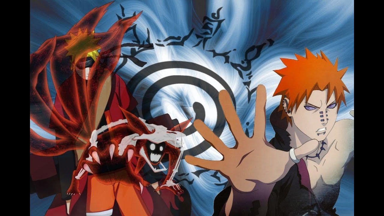 NARUTO 9 TAILS VS PAIN - YouTube
