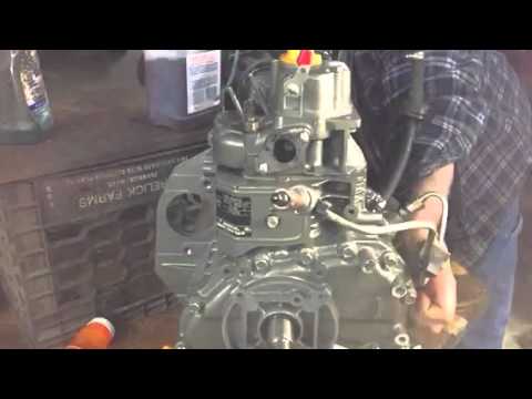 Yanmar L70 injector test - YouTube