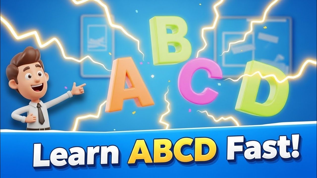 ABCD Song for Kids | A to Z Alphabet Song | Fun Learning Animation ...