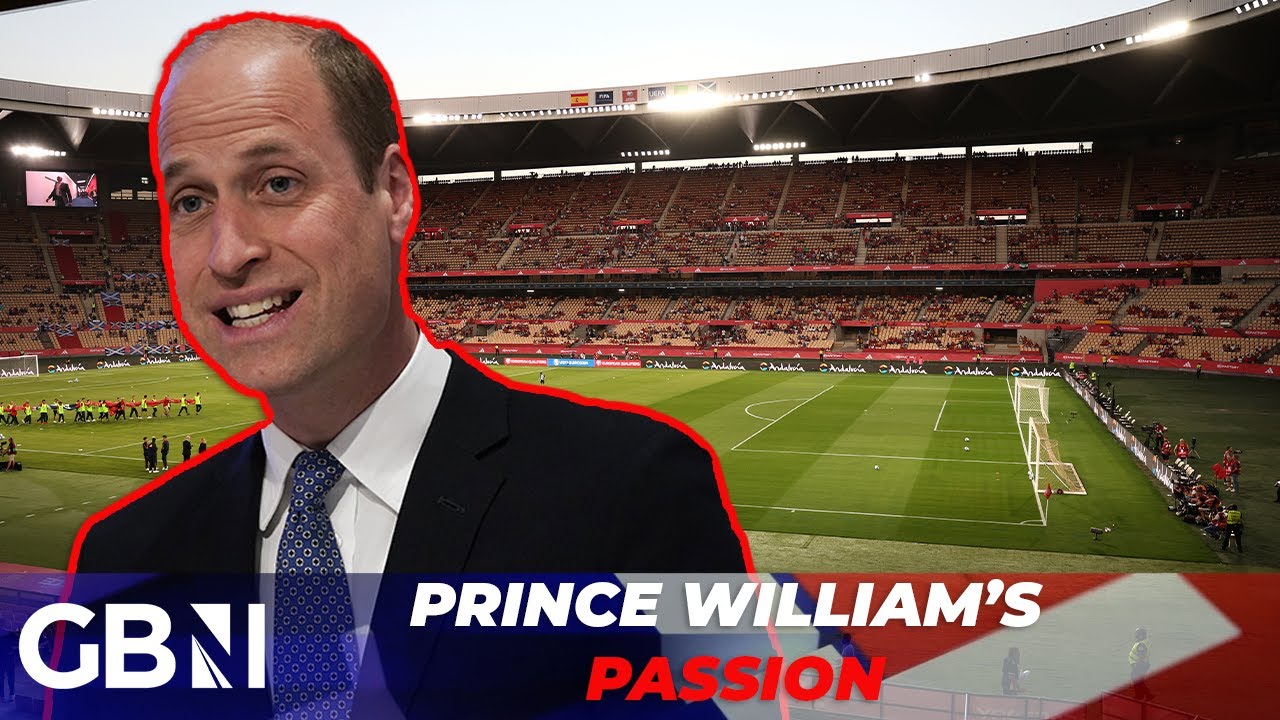 Prince William rallies up England for the Euros as his football PASSION ...