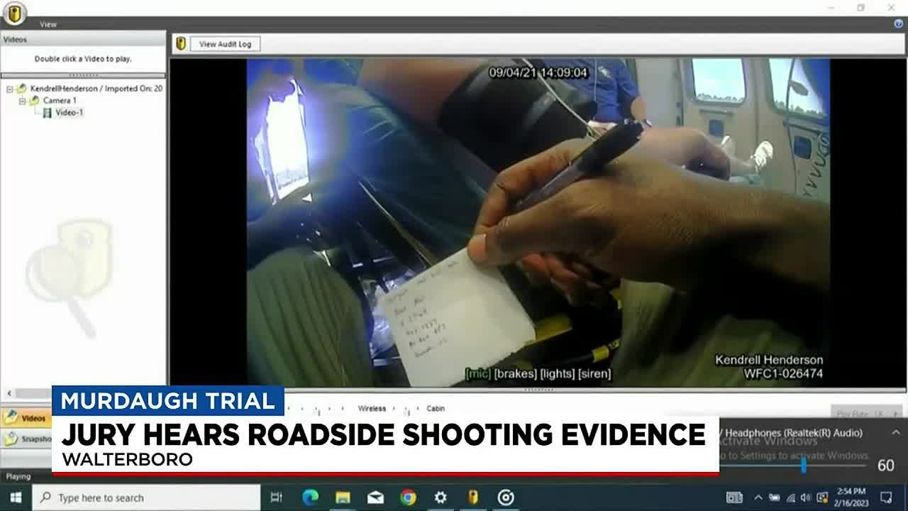 Jury Hears Roadside Shooting Evidence In Murdaugh Murder Trial Youtube