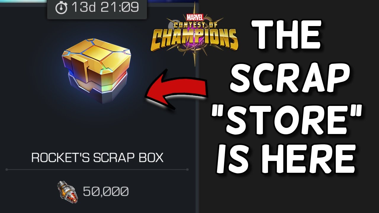 The Rocket Scrap Store [ Selector Actually ] is Here! | Marvel Contest ...
