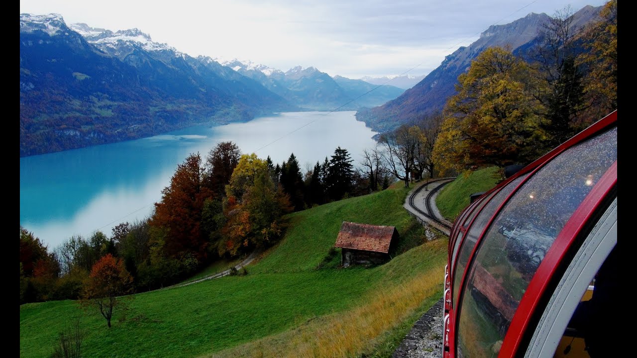 Scenic Switzerland from The Brienz Rothorn Bahn (Cog Railway)