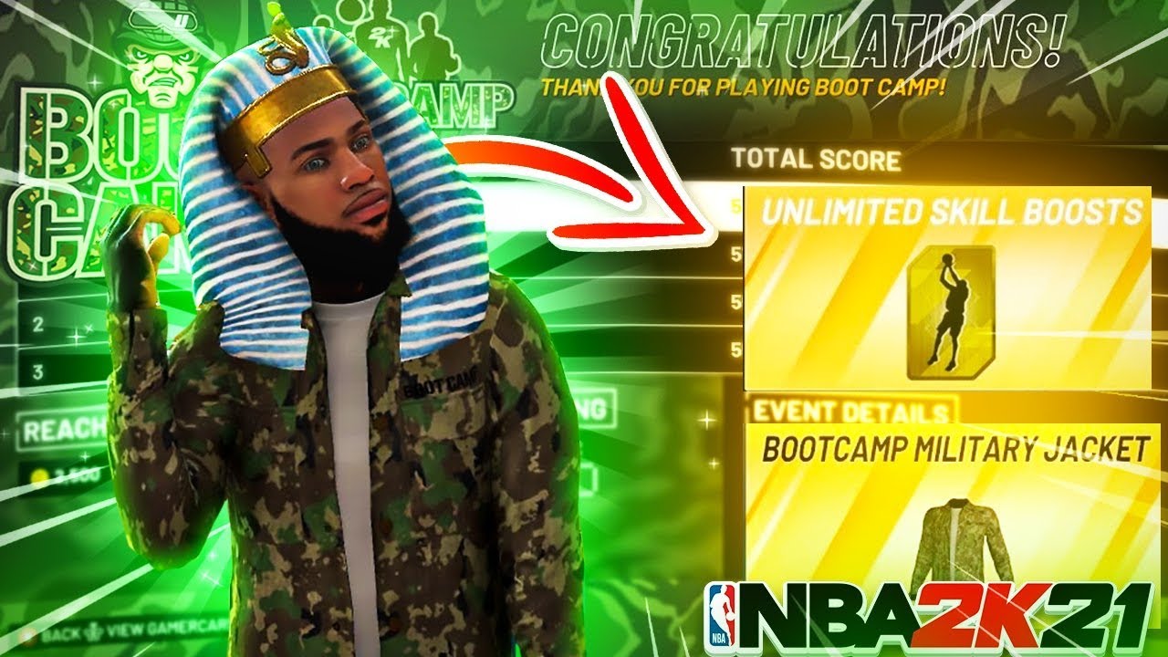 Best Method To Win Boot Camp In NBA 2K21 + Best Center Build For Boot ...
