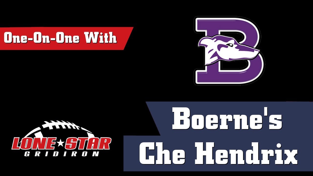 One-on-One with Boerne's Coach Che Hendrix - YouTube