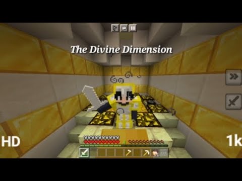 Divine Dimension Addon Gameplay Minecraft Bedrock Edition - YouTube