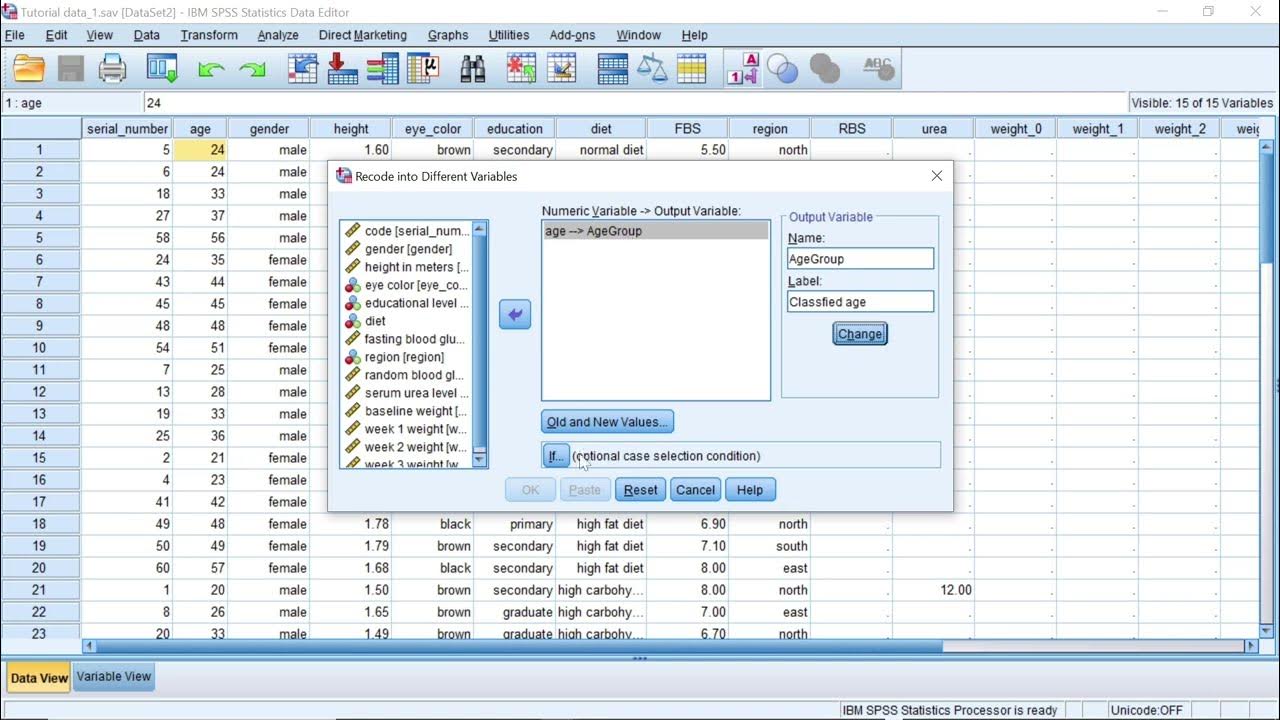 Recoding variables - YouTube