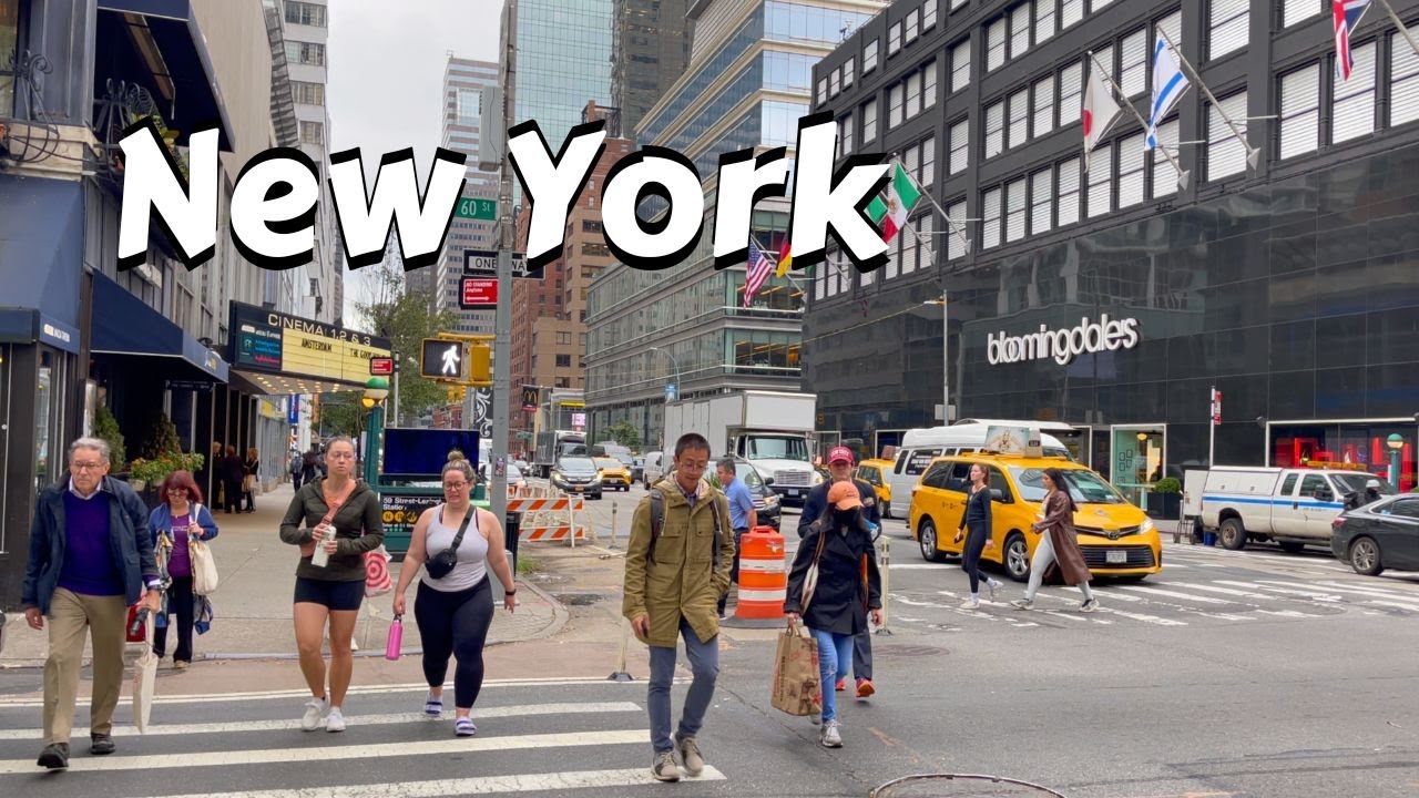 Manhattan NYC Tour 2022 - 4k New York City Walk - Walking Lexington Avenue USA Travel - YouTube