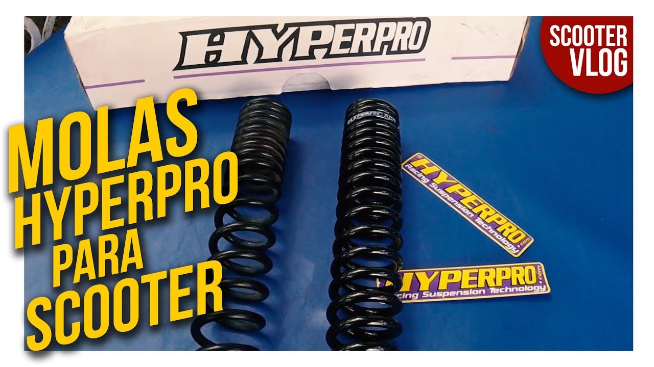 Suspensão da PCX: Instalando as Molas HyperPRO de Alta Performance - YouTube