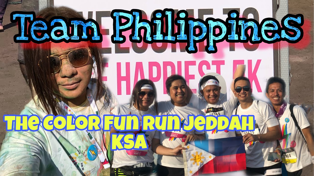 The Color Fun Run Jeddah KSA 2019 EXCITING? - YouTube