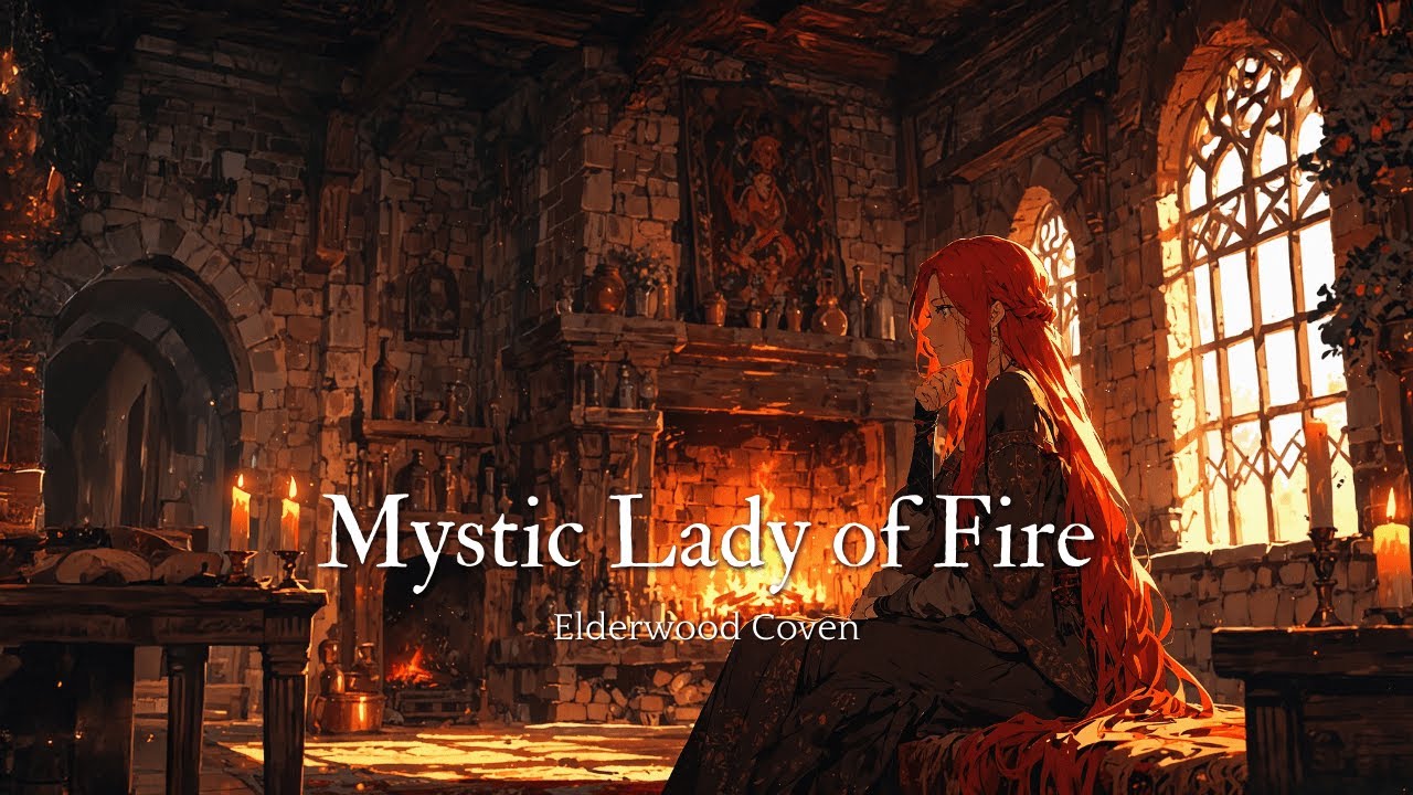 Mystic Lady of Fire | Medieval Fantasy for Meditation & Study - YouTube
