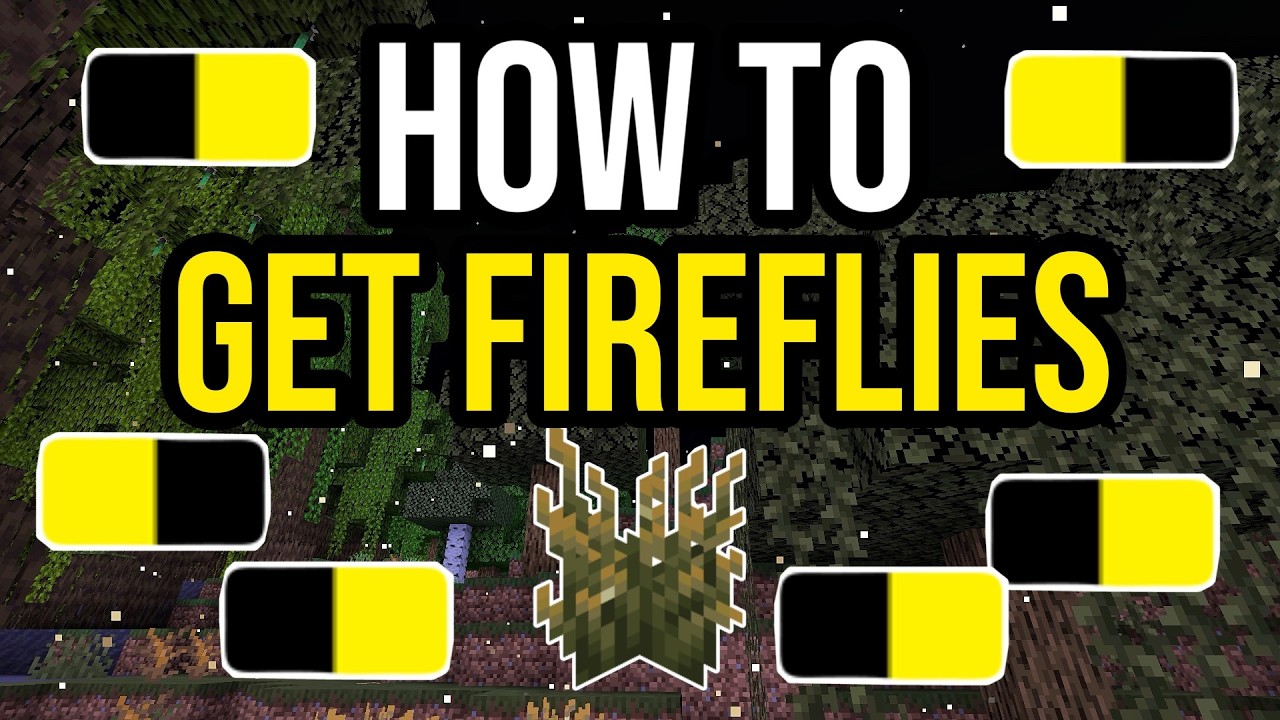 How To Get Fireflies In Minecraft - YouTube