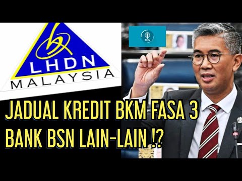 PENJELASAN JADUAL KREDIT BKM FASA 3 !? BANK BSN DAN LAIN-LAIN - YouTube