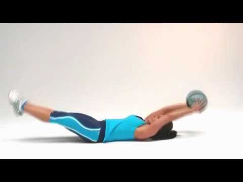 LiveWell Summer Core Workout - Medicine Ball V-Up - YouTube