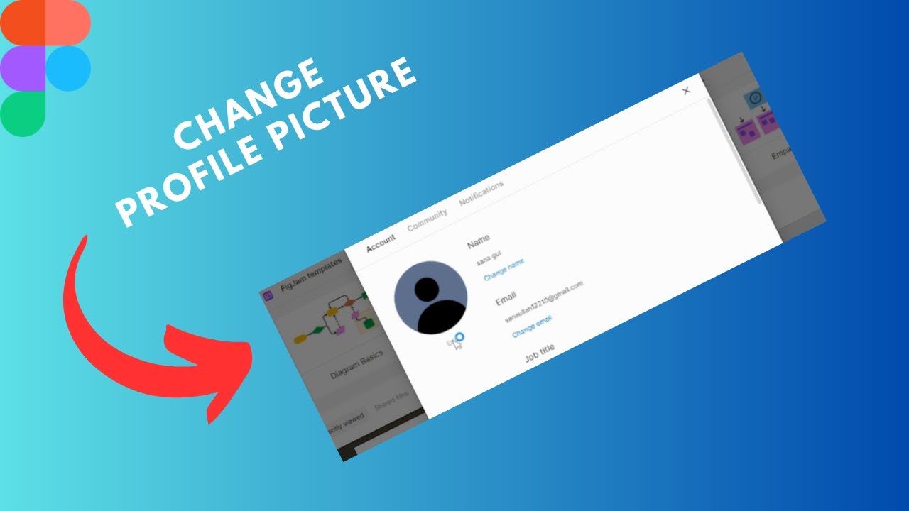 How to change Profile picture in Figma - YouTube