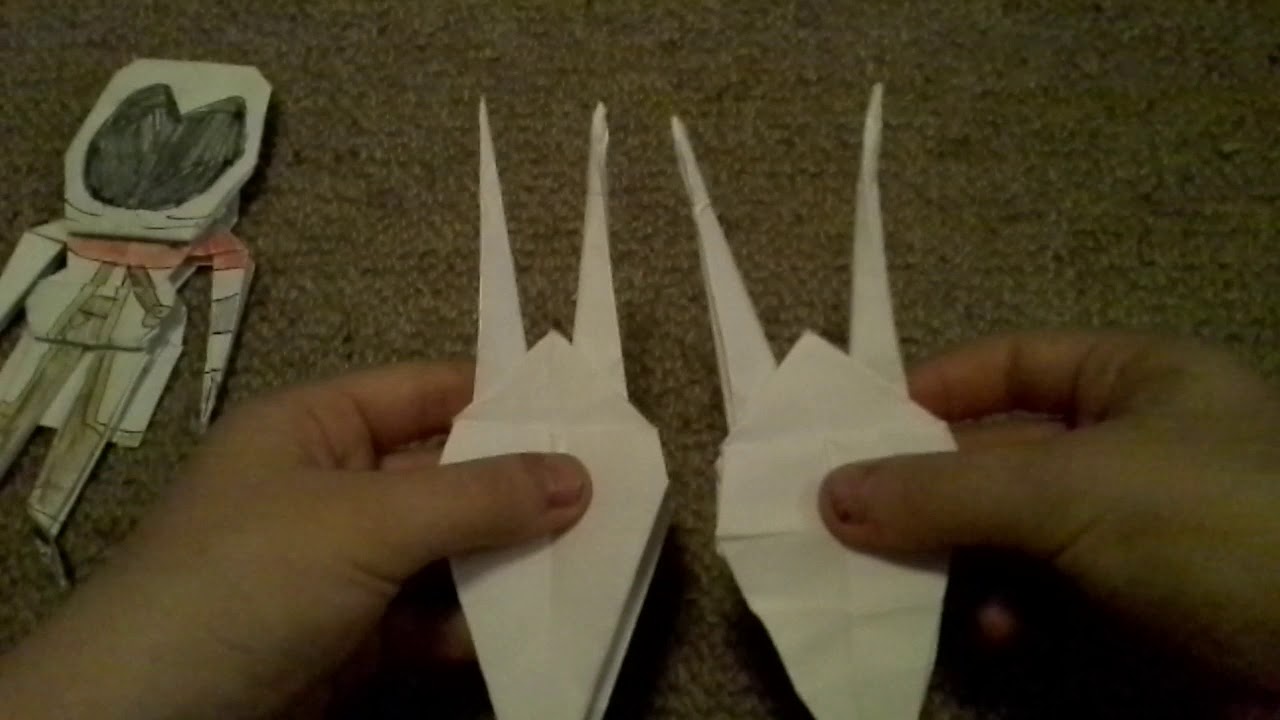 How to make a origamì assassin Mir from assassins creed - YouTube