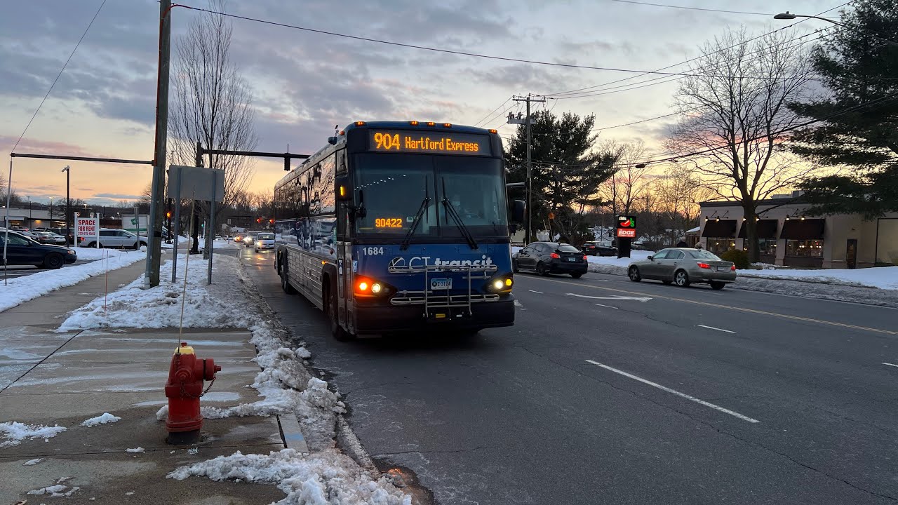 CTTransit: On Board 2017 MCI D4500CT #1684 On The 904 Express Bus To ...