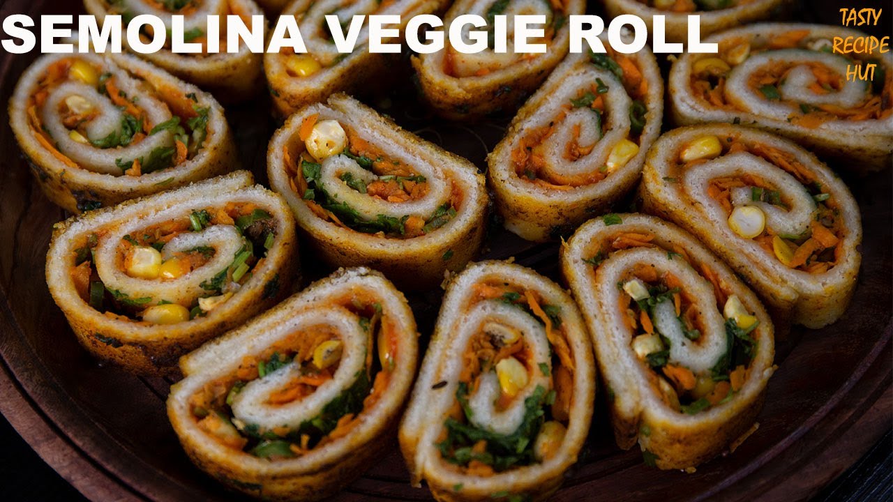 Semolina Veggie Healthy Snacks - YouTube