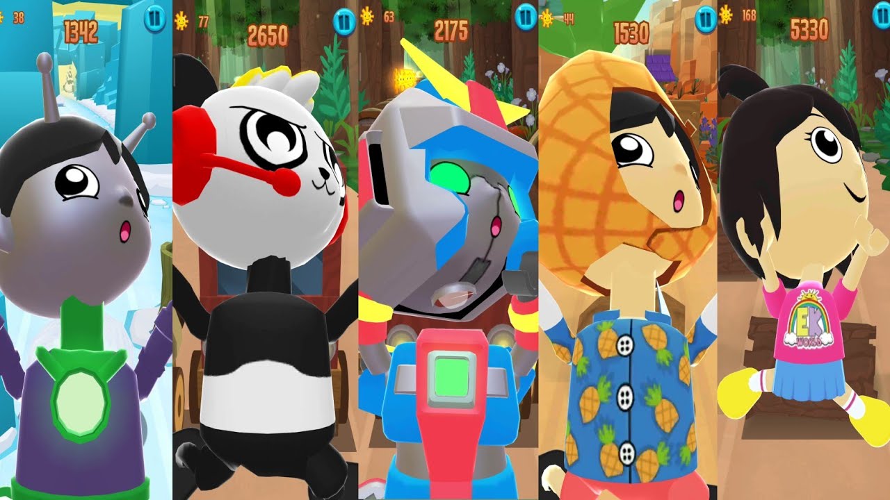 Tag with Ryan Pizza Challenge with Kaji Family and Ryan Family - YouTube