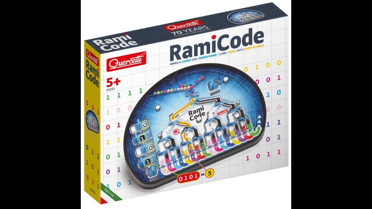 Quercetti Rami Code Binary Coding Game - YouTube