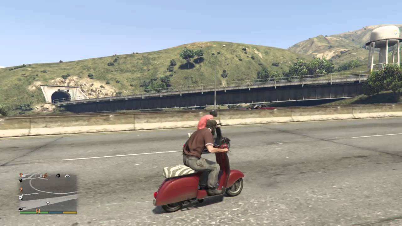 Grand Theft Auto V scooter brothers!!!! - YouTube