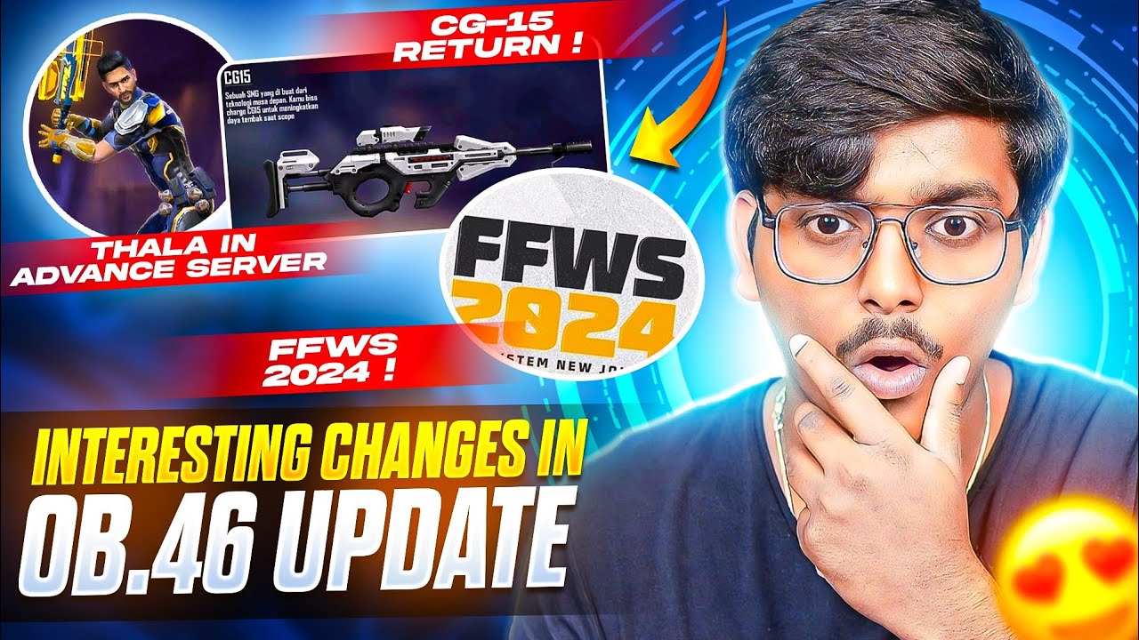 OB46 UPDATE CHANGES | FREE FIRE NEW EVENT | FF NEW EVENT | OB46 UPDATE ...
