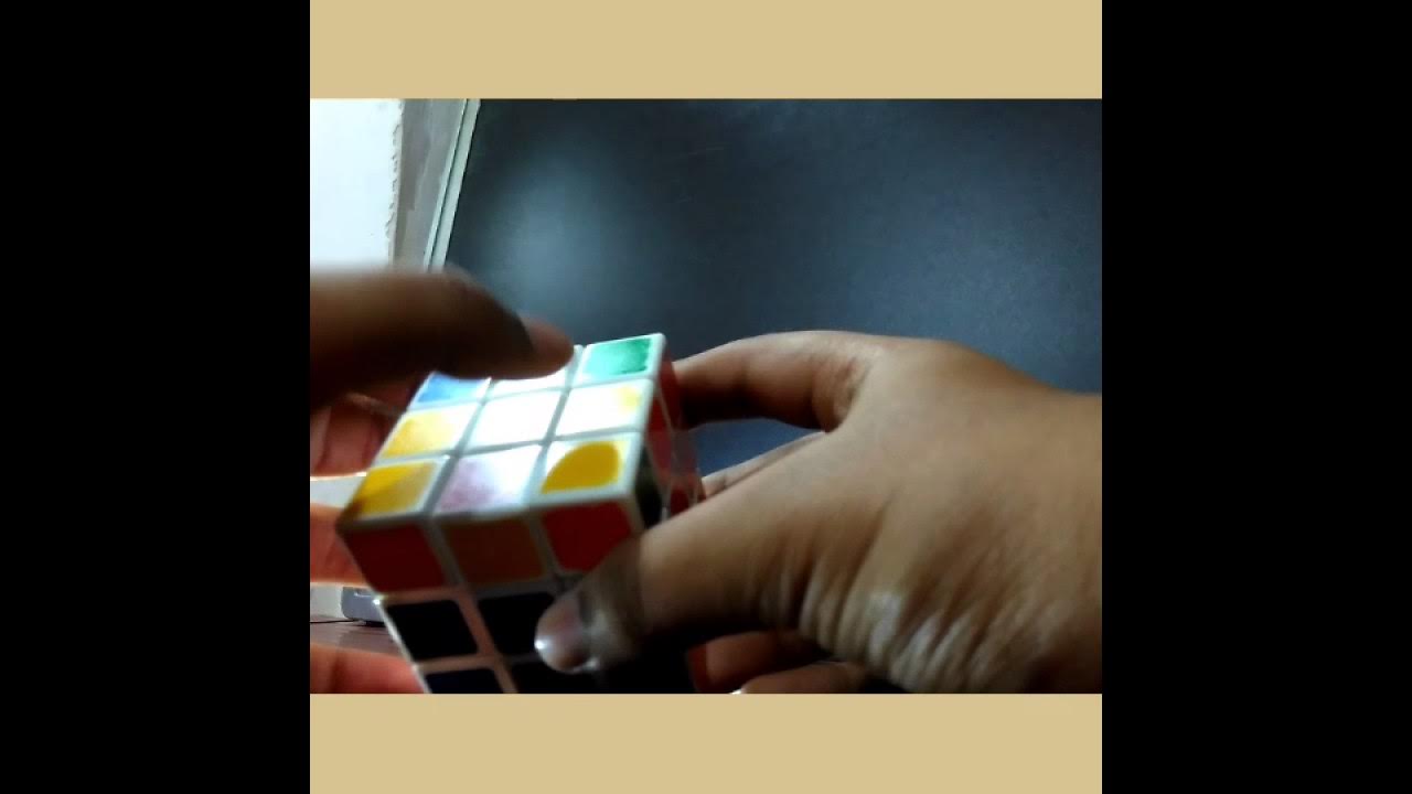 How to solve a Rubik's cube 3rd layer - YouTube