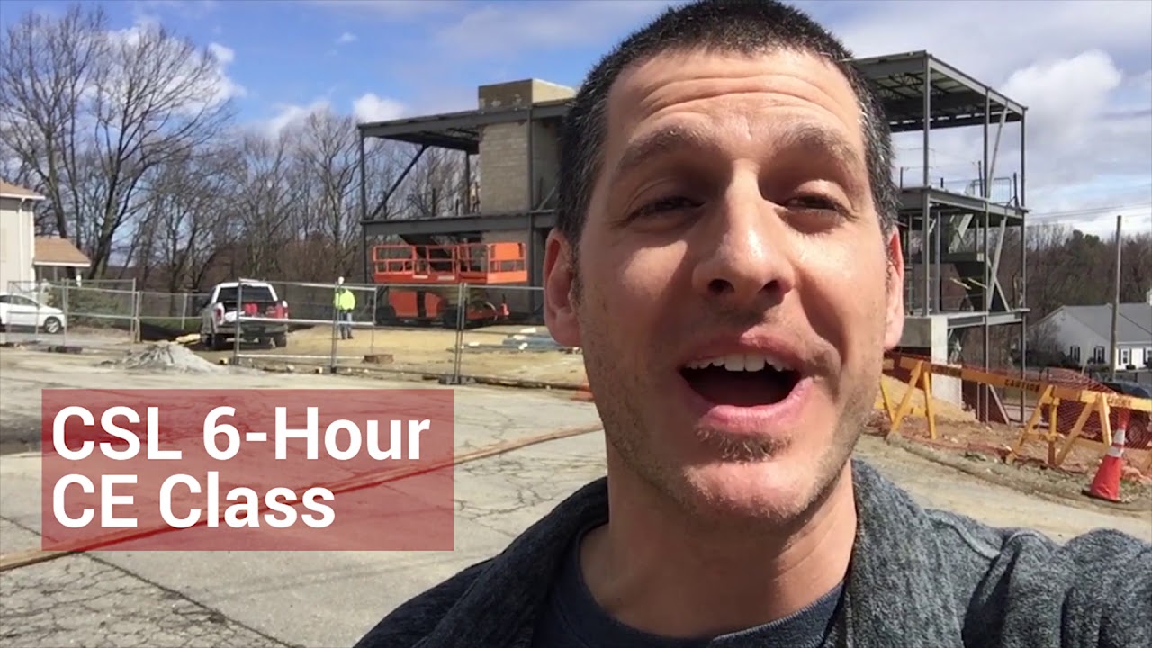 Massachusetts Construction Supervisor Continuing Education - YouTube