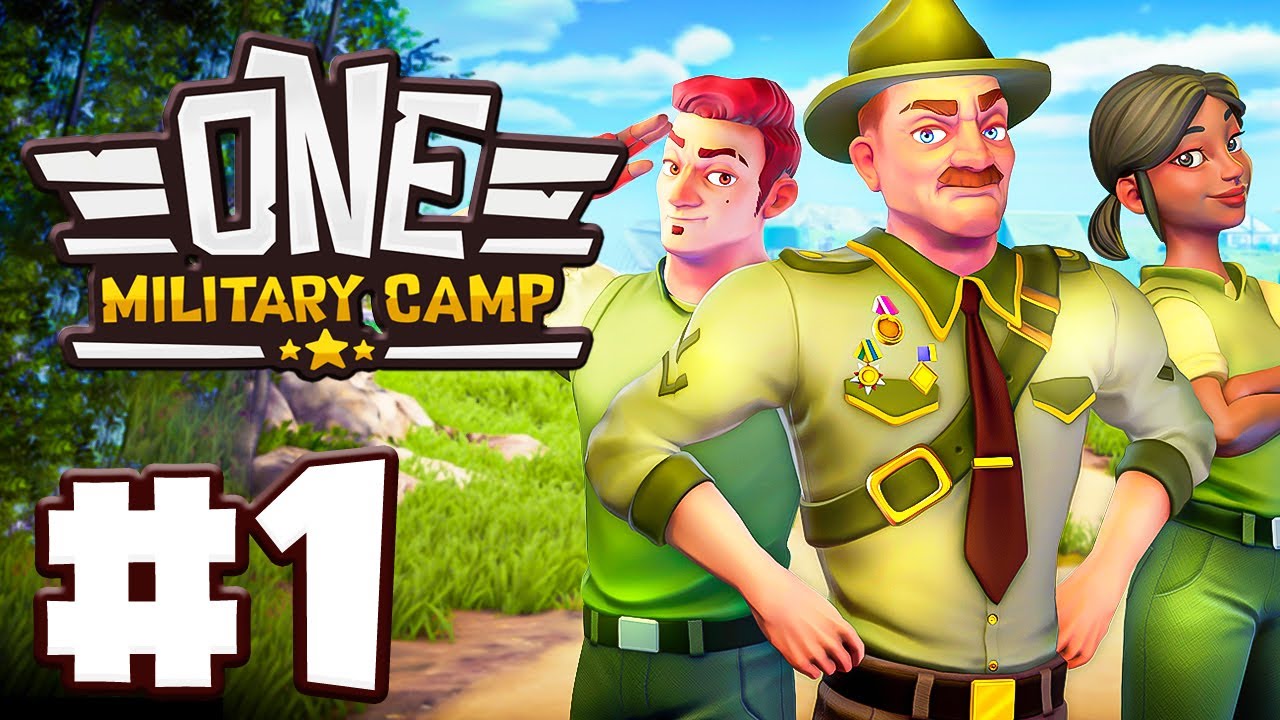 A New Tycoon/Management/Building Game!? | Let's Play One Military Camp ...