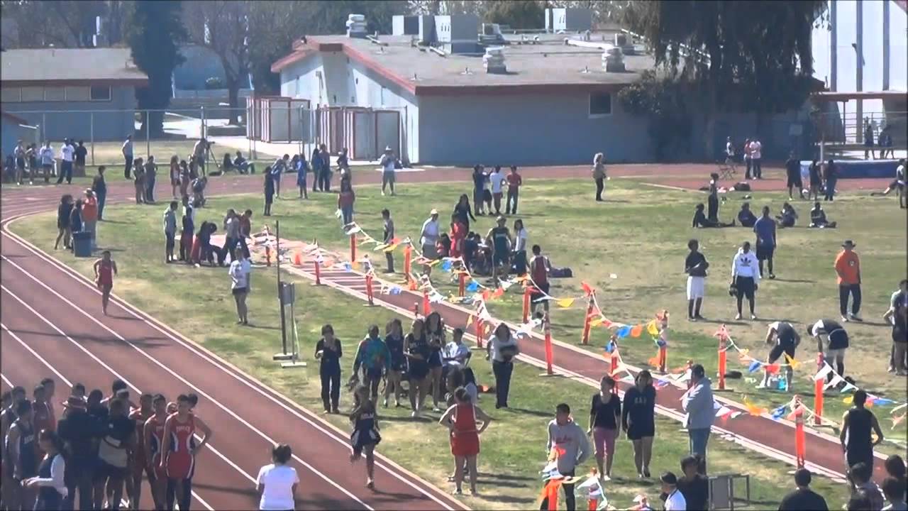 Fowler High School Track Meet 2012 Sprint Medley Frosh/Soph 2,2,4,800 ...