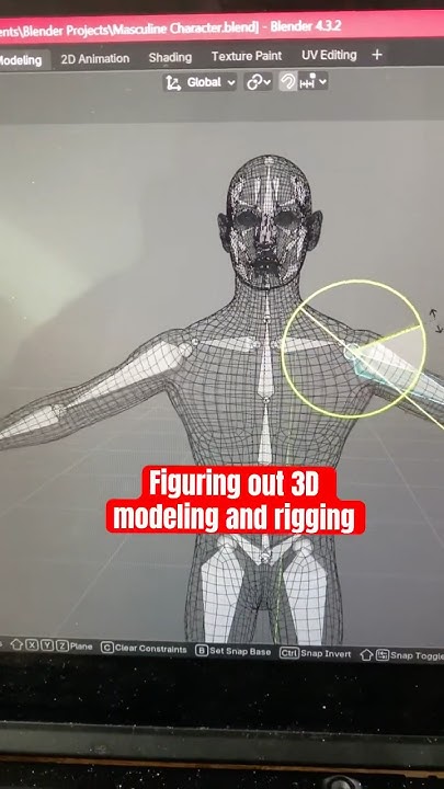 3D Rigging in Blender #learning3d - YouTube