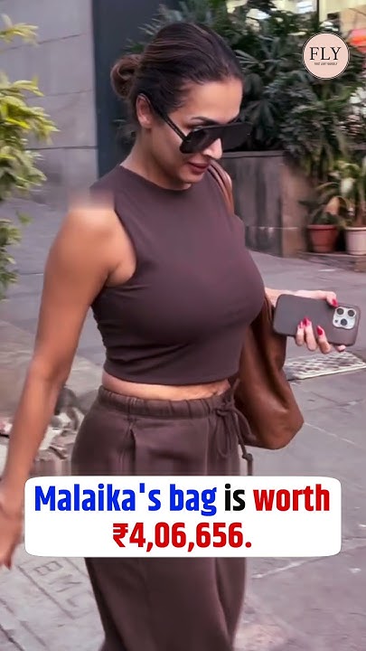 Malaika Arora’s ₹4,06,656 Brown Bag 🤎 | Luxury Fashion Goals! - YouTube