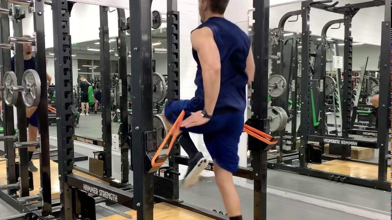 Band Resisted High Knees - YouTube