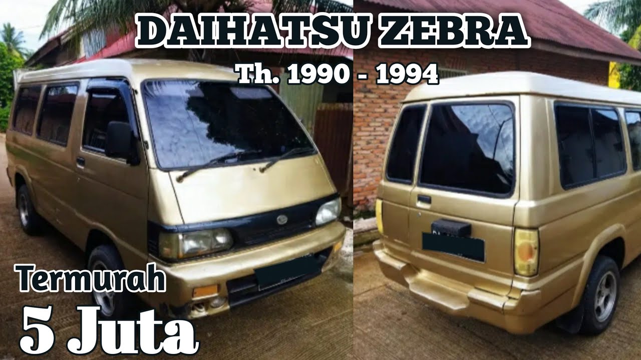 INFO HARGA DAIHATSU ZEBRA Th. 1990 - 1994 - YouTube