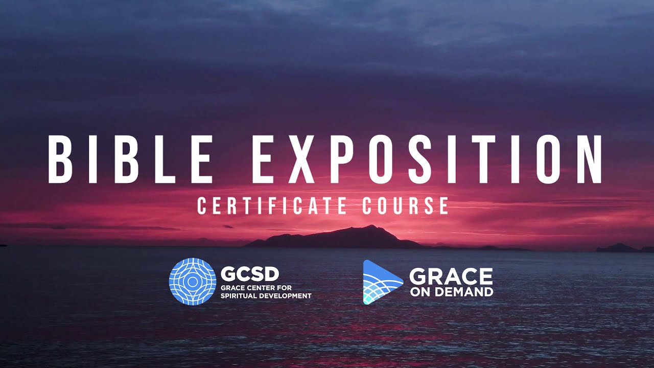 Bible Exposition Certificate Course | Trailer - YouTube